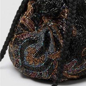 Zara | Bags | Zara Handmade Beaded Dolly Crossbody Bag | Poshmark